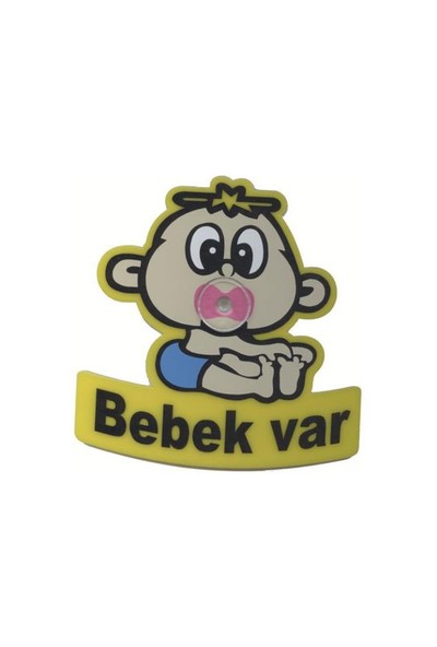 Demircioğlu Emzikli Arabada Bebek Var Özel Kesim Vantuzlu Levha Demircioğlu Emzikli Arabada Bebek Var Özel Kesim Vantuzlu Levha