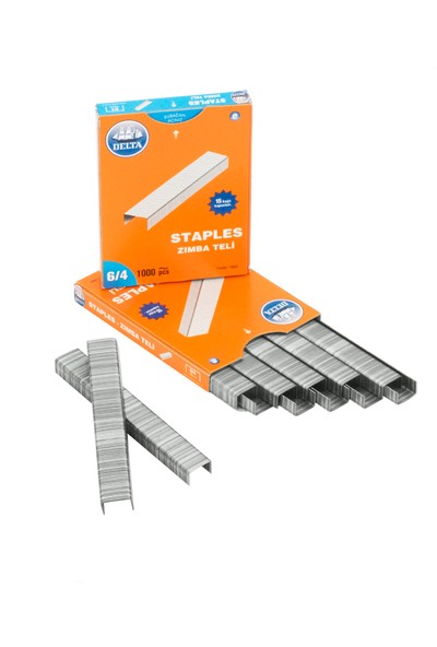 Delta Zımba Teli 6/4 (1000 Adetlik) - Beyaz