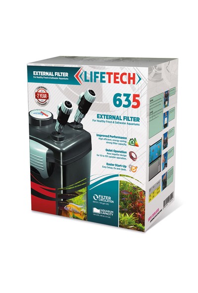 LifeTech 635 Dış Filtre 600L/H
