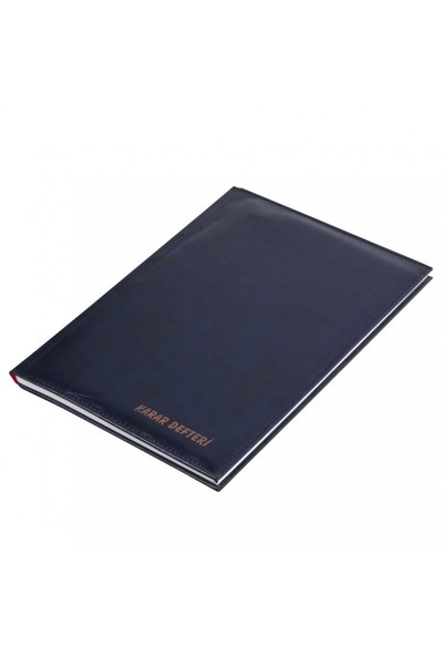 Karar Defteri Düz Suni Deri Ciltli