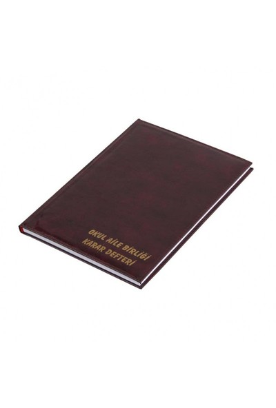 Okul Aile Birliği Karar Defteri Suni Deri Ciltli Okul Aile Birliği Karar Defteri Suni Deri Ciltli