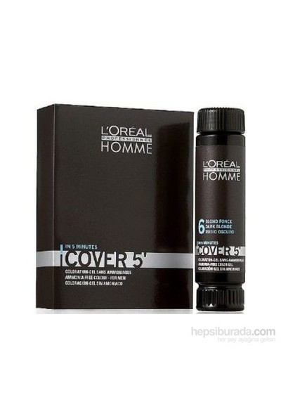 L'Oréal Professionnel Homme Cover 5 Jel Saç Boyası 50Ml No 3-Koyu Kestane (Koyu Kahve) L'Oréal Professionnel Homme Cover 5 Jel Saç Boyası 50Ml No 3-Koyu Kestane (Koyu Kahve)
