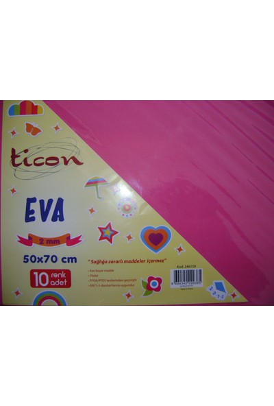 Ticon Eva 2Mm 50*70Cm Pembe
