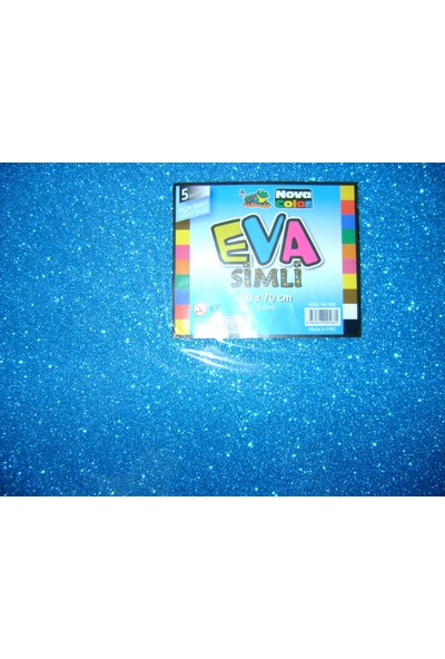 Nova Color Simli Eva 2Mm 50*70Cm Mavi Nova Color Simli Eva 2Mm 50*70Cm Mavi