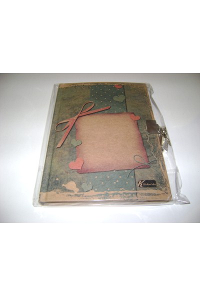 Keskin Color Kraft Kilitli Hatıra Defteri A5 96 Yp