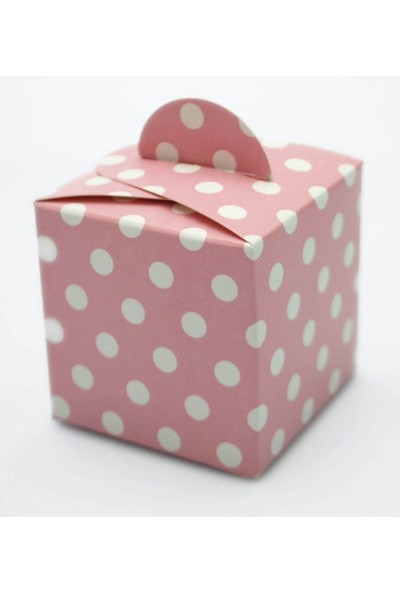 Mevlid Hediyesi Mevlüt Şekeri Kutusu - Pembe Puantiyeli, 25 Adet Mevlid Hediyesi Mevlüt Şekeri Kutusu - Pembe Puantiyeli, 25 Adet