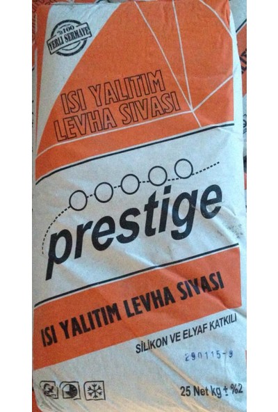 Fbs Prestige Isı Yalıtım Sıvası 25 Kg Fbs Prestige Isı Yalıtım Sıvası 25 Kg