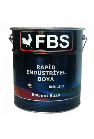 Fbs Rapid Endüstriyel Boya Mat Siyah 3 Kg