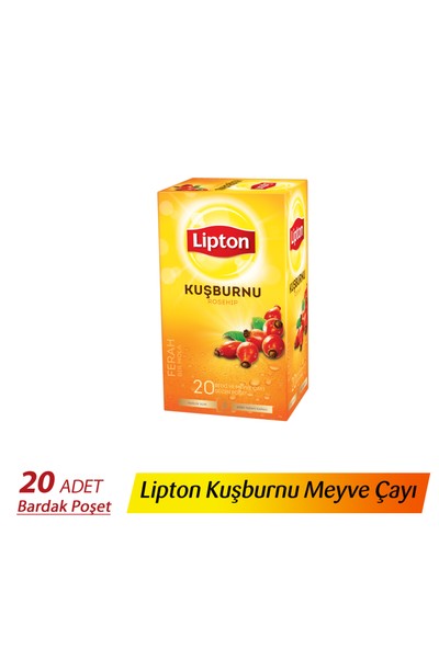 Lipton Kusburnu 2,50 gr 20 'li Bardak Poşet Çay