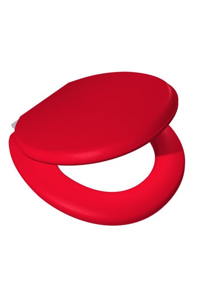 Alper Banyo Kırmızı Süngerli Klozet Kapağı