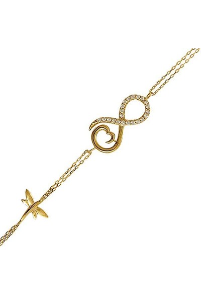 Bilezikhane Sonsuzluk Bileklik 3,07 Gram 14 Ayar Altın