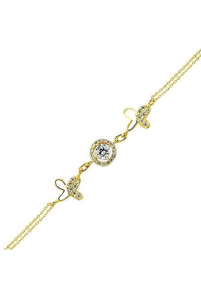 Bilezikhane Kelebek Bileklik 2,22 Gram 14 Ayar Altın