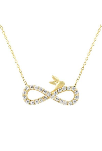 Bilezikhane Sonsuzluk Kolye 1,75 Gram 14 Ayar Altın Bilezikhane Sonsuzluk Kolye 1,75 Gram 14 Ayar Altın