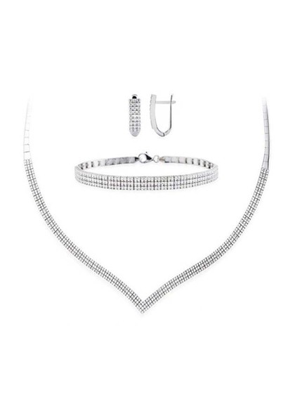 Bilezikhane Suyolu Takım 28,50 Gram 3 Sıra 14 Ayar Altın