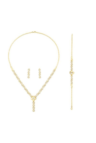 Bilezikhane Fantezi Set 21,00 Gram 14 Ayar Altın