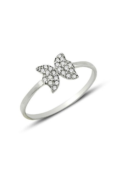 Bilezikhane Kelebek Yüzük 1,30 Gram 14 Ayar Altın