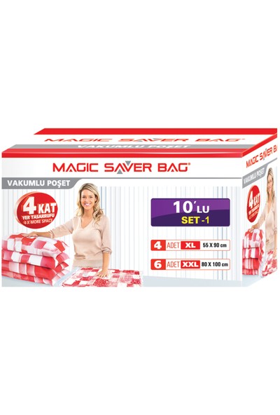 Magic Saver Bag 10 Lu Set - 1 Magic Saver Bag 10 Lu Set - 1