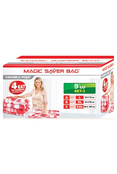 Magic Saver Bag 9 Lu Set -3 Magic Saver Bag 9 Lu Set -3