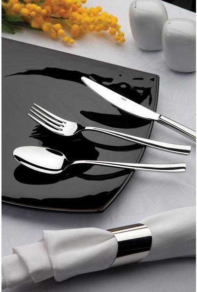 Nehir Deniz Sade 12 li Yemek Çatalı