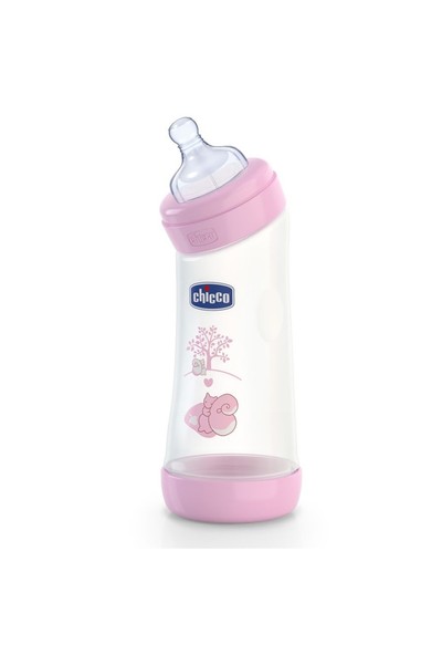 Chicco Wellbeing İlk Açılı Biberon Kız 250 ml Chicco Wellbeing İlk Açılı Biberon Kız 250 ml
