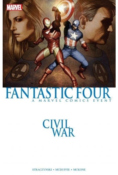 Marvel Comics Fantastic Four Civil War İngilizce Çizgi Roman Marvel Comics Fantastic Four Civil War İngilizce Çizgi Roman