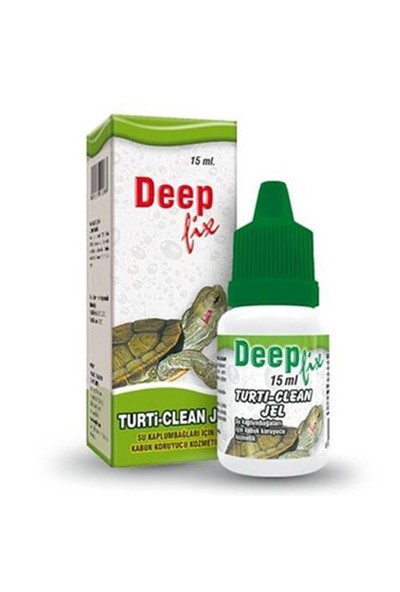 Deep Fix Turti Clean Jel Kaplumbağa Kabuk Temizleyici 15 Ml Deep Fix Turti Clean Jel Kaplumbağa Kabuk Temizleyici 15 Ml