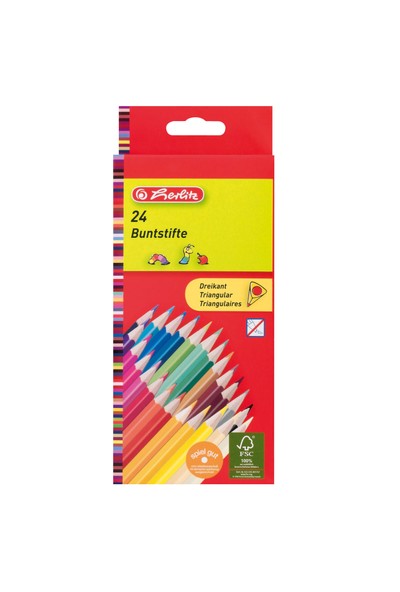 HERLITZ 24'LÜ KURU BOYA KALEMİ