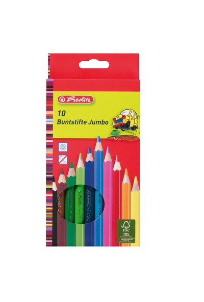 HERLITZ 10'LU JUMBO KURU BOYA KALEMİ HERLITZ 10'LU JUMBO KURU BOYA KALEMİ