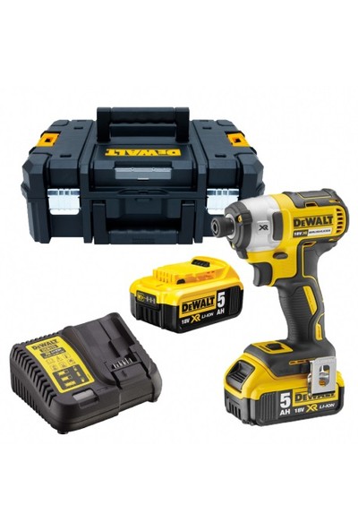 Dewalt DCF887P2-QW 18V/5.0Ah Li-ion Çift Akülü Kömürsüz Profesyonel Darbeli Tornavida Dewalt DCF887P2-QW 18V/5.0Ah Li-ion Çift Akülü Kömürsüz Profesyonel Darbeli Tornavida