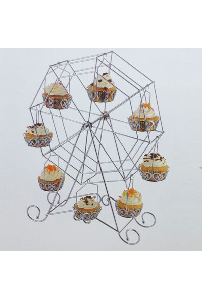 Tahtakale Toptancısı Metal Cupcake Standı Dönme Dolap- Kalplı Kek Standı Tahtakale Toptancısı Metal Cupcake Standı Dönme Dolap- Kalplı Kek Standı