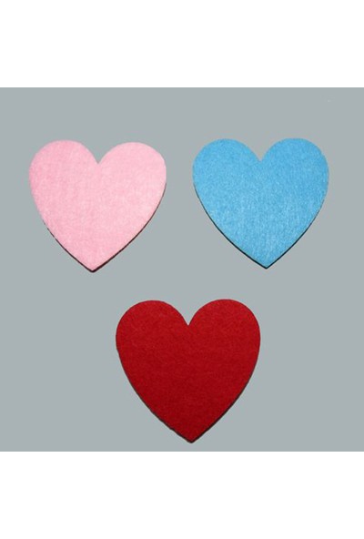 Tahtakale Toptancısı Keçeden Kalp (50 Adet)