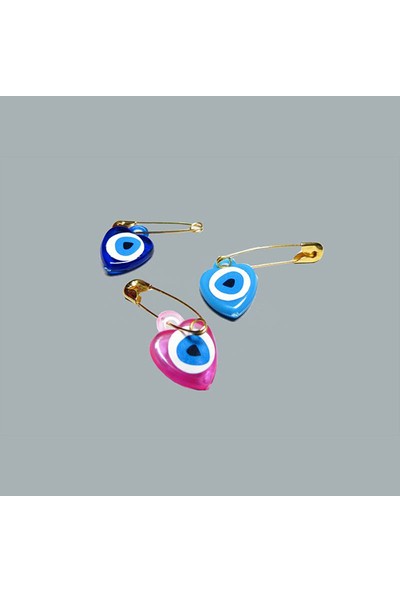 Tahtakale Toptancısı Nazar Boncuğu Çengelli İğne (100 Adet) Tahtakale Toptancısı Nazar Boncuğu Çengelli İğne (100 Adet)