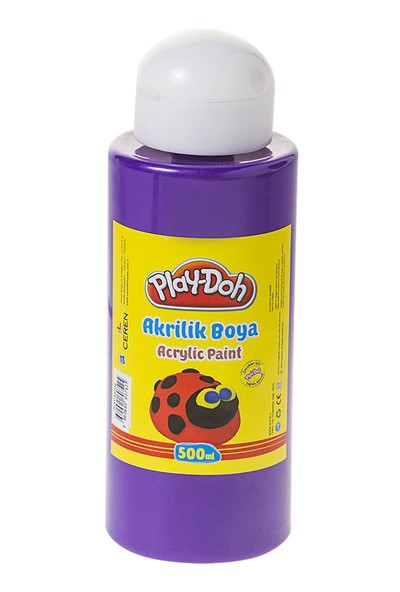 Play-Doh Akrilik Boya 500 Ml Mor PLAY-AK008 Play-Doh Akrilik Boya 500 Ml Mor PLAY-AK008
