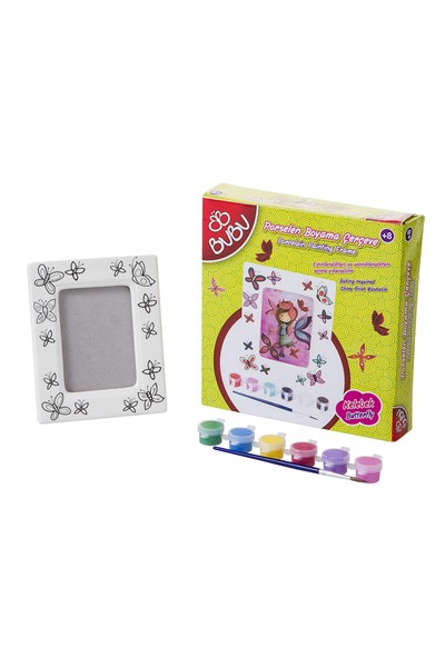 Bu-Bu Porselen Boyama Çerçeve Kelebek BUBU-PB0011