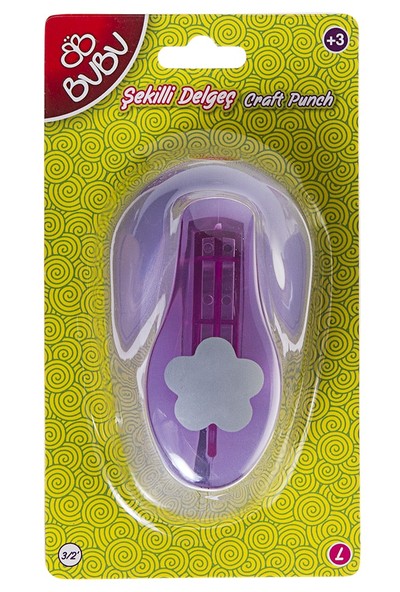 Bu-Bu Şekilli Eva Ve Kağıt Delgeç Çiçek 3/2 Xl BUBU-DE0007