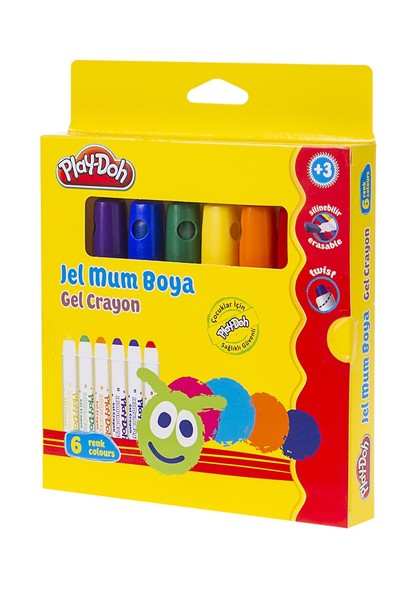 Play-Doh 6 Renk Jel Crayon PLAY-CR013 Play-Doh 6 Renk Jel Crayon PLAY-CR013