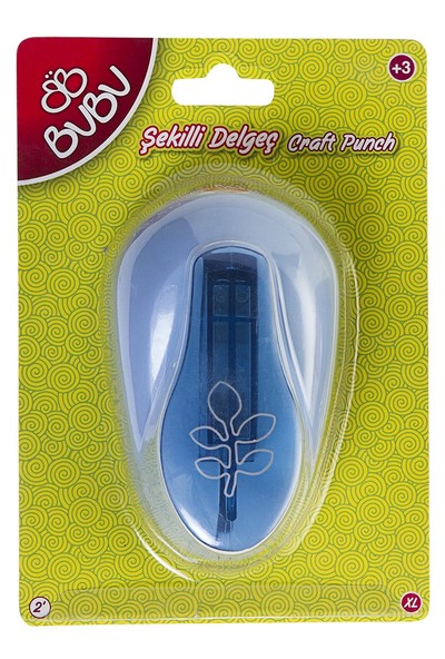 Bu-Bu Şekilli Eva Ve Kağıt Delgeç Yapraklar 2 L BUBU-DE0010