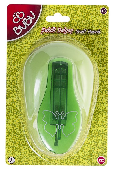 Bu-Bu Şekilli Eva Ve Kağıt Delgeç Kelebek 3 Xxl BUBU-DE0015