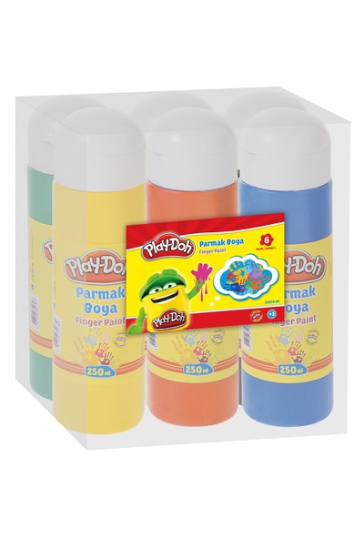 Play-Doh Parmak Boya 6X250 Ml Play-Pr035 Play-Doh Parmak Boya 6X250 Ml Play-Pr035