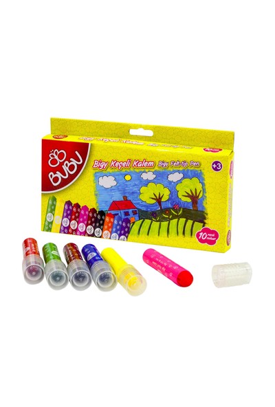 Bubu 10 Renk Bigy Keçeli Kalem BUBU-KK0001