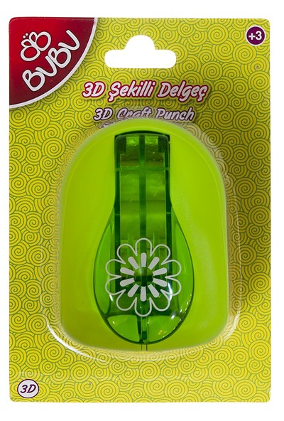 Bu-Bu Şekilli 3D Delgeç Çiçek BUBU-DE0022