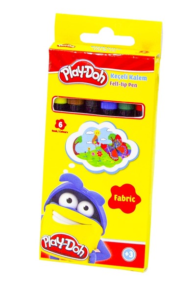 Play-Doh 6 Renk Kumaş Kalemi PLAY-KE017