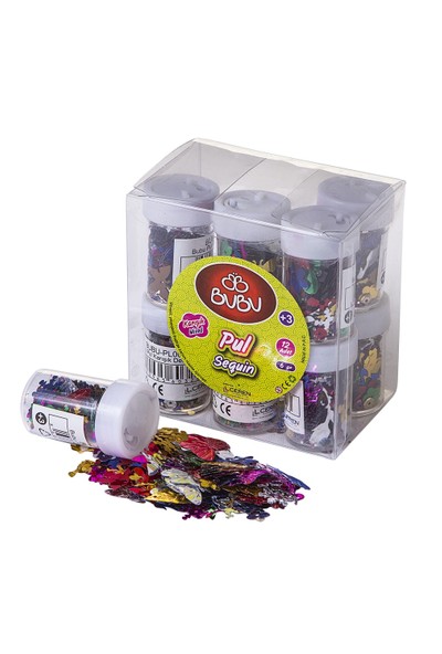 Bubu Pul 6 Renk 6Gr 12'Li Pvc BUBU-PL0001