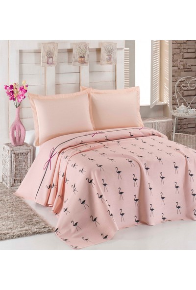 Eponj Home Doğal Çift Kişilik Baskılı Pike Flamingo Pudra Eponj Home Doğal Çift Kişilik Baskılı Pike Flamingo Pudra