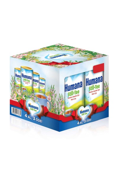Humana Still-Tee Emziren Anneler İçin Çay 4 Al 3 Öde Humana Still-Tee Emziren Anneler İçin Çay 4 Al 3 Öde
