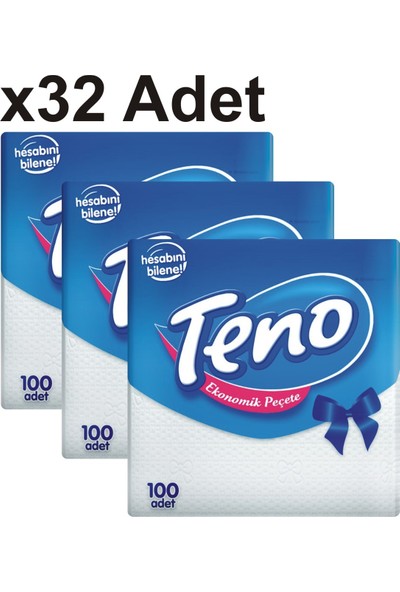 Teno Servis Peçete 100*32 Paket Teno Servis Peçete 100*32 Paket
