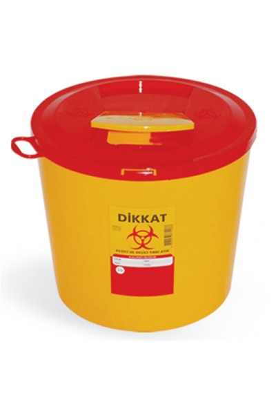 Hp Tıbbi Atık Çöp Kovası 5 Lt