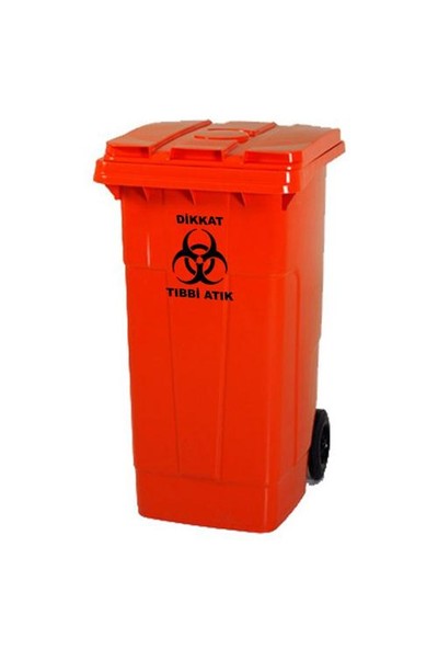 Arslan Plastik Tıbbi Atık Çöp Konteyneri 120 Lt- Kırmızı Arslan Plastik Tıbbi Atık Çöp Konteyneri 120 Lt- Kırmızı