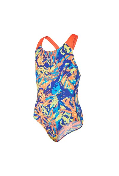 Speedo Alv Spbk Jf Blu/Blu Kız Çocuk Mayo