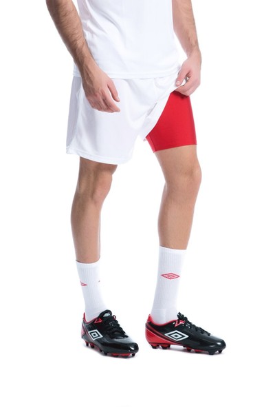 Sportive Likralı Futbol Taytı Kırmızı